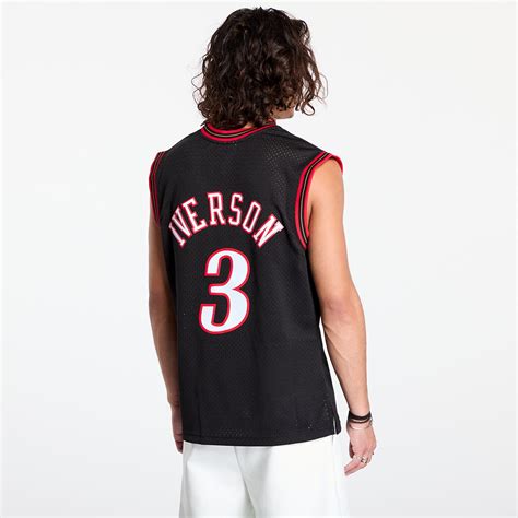 Jerseys Mitchell And Ness Philadelphia 76ers 3 Allen Iverson Swingman