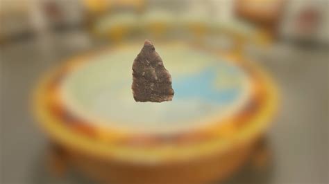 Pointe De Projectile Projectile Point 3d Model By Musée Régional De