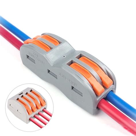 Assemblable Quick Terminal Block Wire Connector Quick Connector Connectionone In And One Out