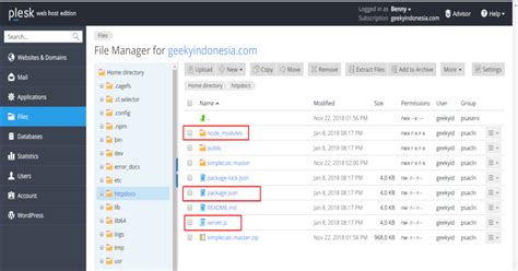 Cara Deploy Nodejs Di Developer Hosting Rumahweb