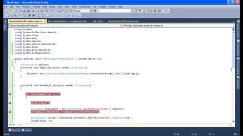 Data Query And Manipulation Using Stored Procedure Part 5 Youtube