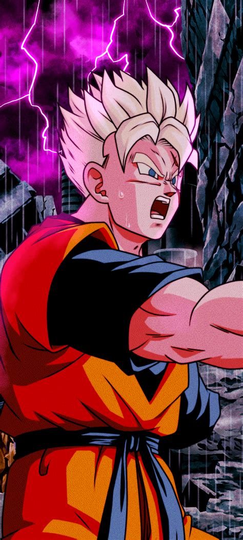 Str Future Gohan Phone Wallpaper R Dbzdokkanbattle
