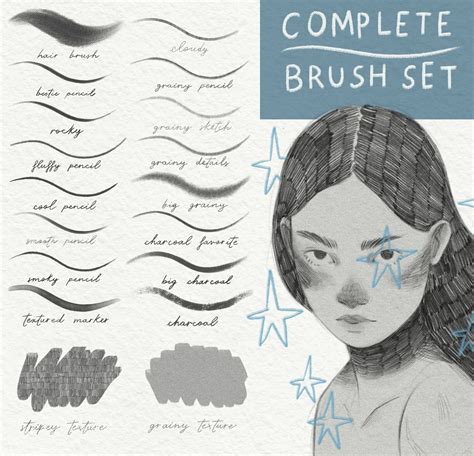 Complete Brush Set Packs For Procreate Procreate Sketch Brushes Complete Brush Set Packs For Procreate Procreate Sketch Brushes