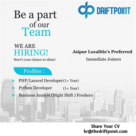 Hiring Developer Jobopportunity Php Laravel Ba Immediatejoiner Manasvi Jain 13 Comments