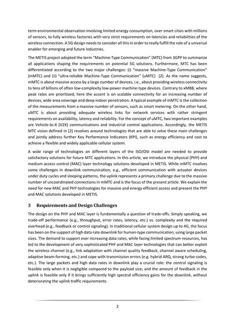 Massive Machine‐type Communications In 5gpdf