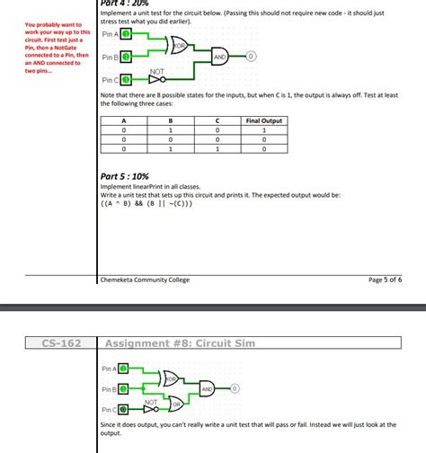 Cs 162 Assignment 8 Circuit Sim Code Guidelines
