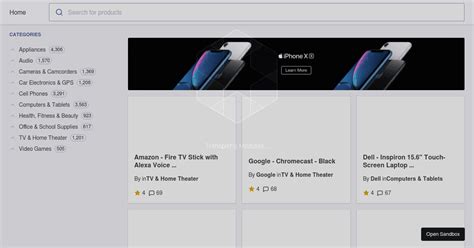 algolia autocomplete example instantsearch codesandbox