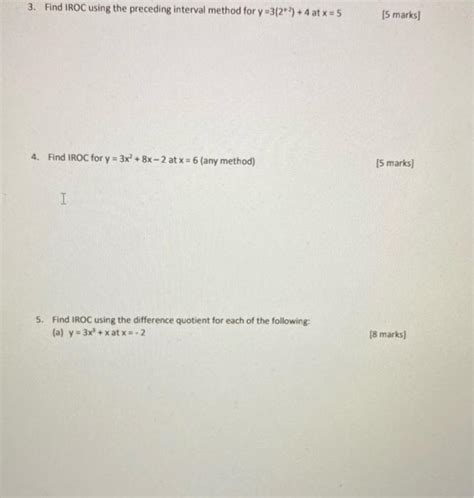 Solved 1 Fill In The Following Table For F X 2x To Find