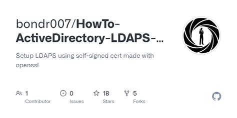 Github Bondr007howto Activedirectory Ldaps Openssl Setup Ldaps