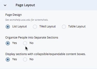 Creating Sections And Sub Sections