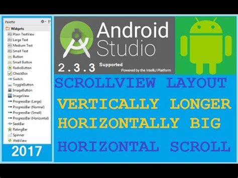 How To Use Scrollview In Android Horizontal Scrollview In Android Example Whats New Youtube