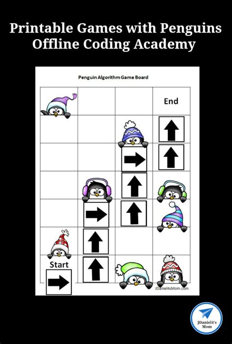 Offline Coding Academy Printable Games With Penguins Jdaniel4s Mom