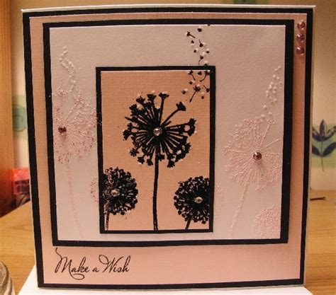 The Inkylicious Make A Wish Stamp Used With Embossing Powders And Glitter Inkylicious Cards