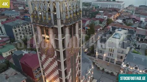 ბათუმის ხედი საღამო პიაცას მოედანი პორტი Youtube