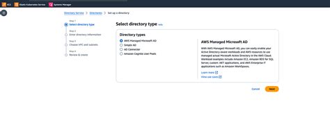 configure aws managed microsoft ad active directory and join your linux