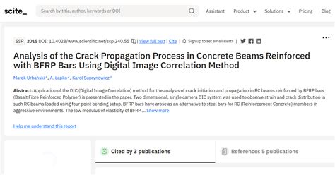 Analysis Of The Crack Propagation Process In Concrete Beams Reinforced With Bfrp Bars Using