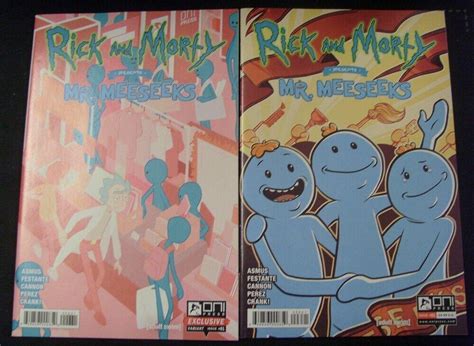 Rick And Morty Mr Meeseeks 1 Oni Exclusive Variant Comic Lot Cartoon 2019 Nm 4555200206
