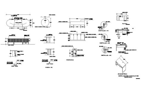 Table Structure Detail CAD Furniture Block Layout File In Autocad Format