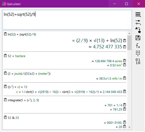 Qalculate The Ultimate Desktop Calculator