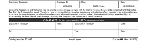 Irs Form 4549 ≡ Fill Out Printable Pdf Forms Online