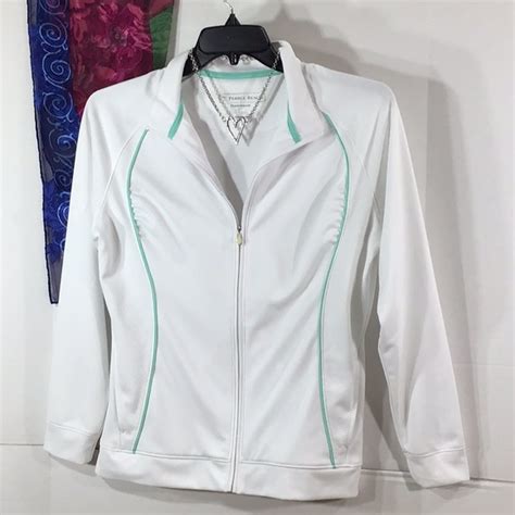 Pebble Beach Jackets And Coats Pebble Beach Zip Front Athletic Jacket L Poshmark