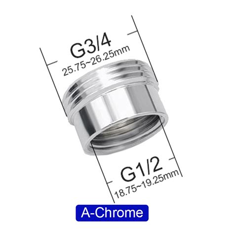 Wasourlf Bathroom Kitchen Pipe Hose Adapter G 1 2 Grandado