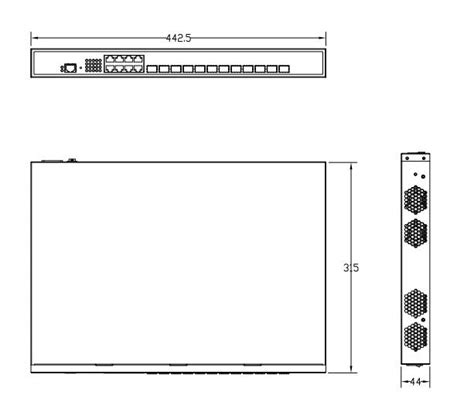 10g Uplink 24 Port Core Routing Switch Onv