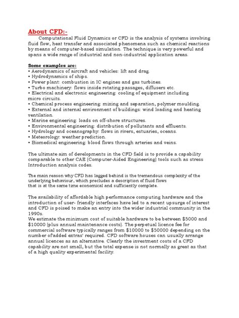 Cfd Pdf Pdf Computational Fluid Dynamics Finite Element Method