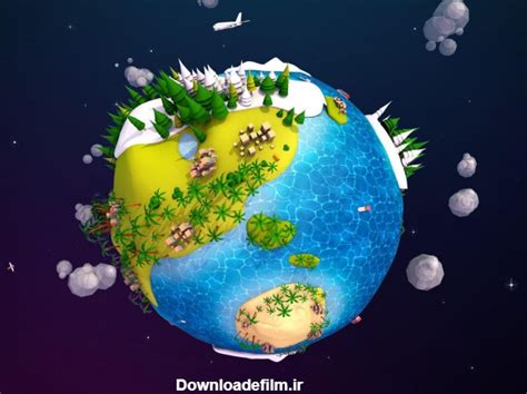 عکس کره زمین خوشحال