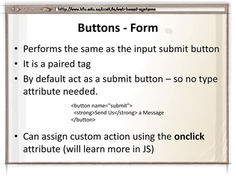 More On Html Forms Ppt Download