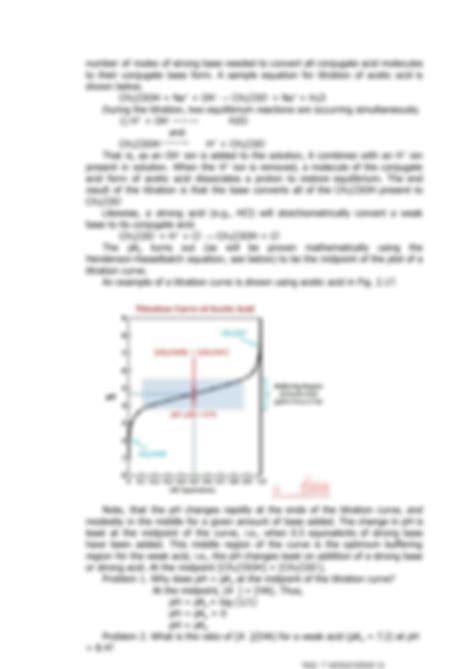 SOLUTION Biochemistry Study Guide Ph And Buffer Studypool