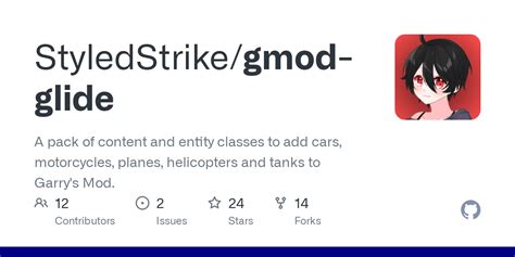 GitHub StyledStrike Gmod Glide A Pack Of Content And Entity Classes To Add Cars Motorcycles