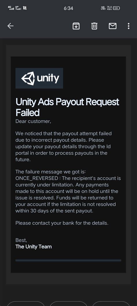 Unity Ads Payout Request Unity Services Unity Discussions