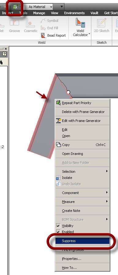 from the trenches with autodesk inventor detailing frame generator weldment members