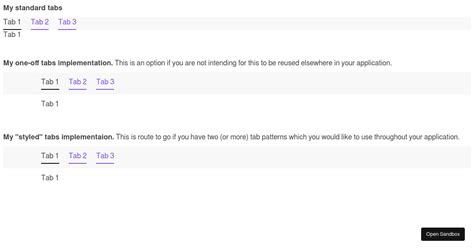 Tabs Header Margin Codesandbox