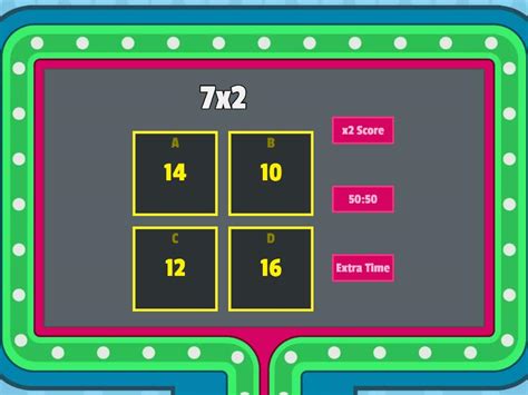 Mathematic Gameshow Quiz