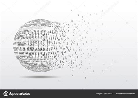 Binary Code Globe Technology Planet Big Data Global Network Artificial Intelligence From