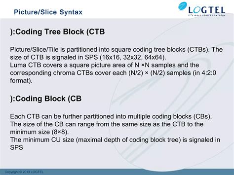 Hevc Definitions And High Level Syntax Ppt
