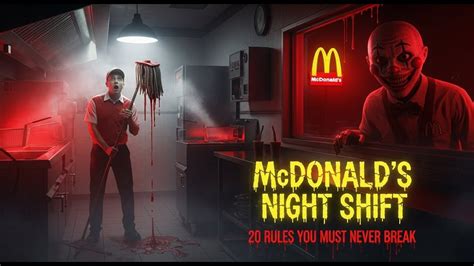 Mcdonalds Night Shift 20 Rules You Must Never Break 🍔👁️‍🩸 Youtube