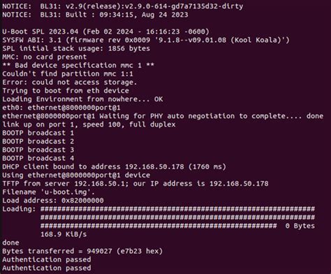 FAQ How To Boot SK AM62B SK AM62A Via Ethernet And Flash U Boot And Linux Binaries Into EMMC