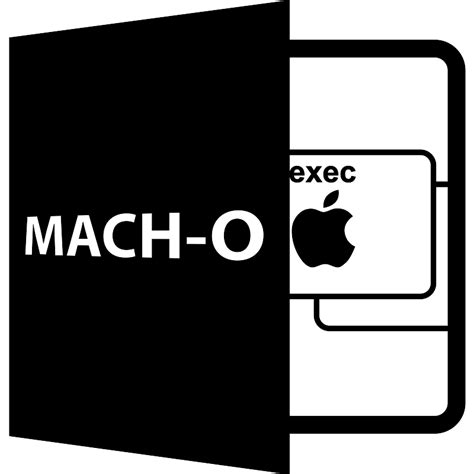 Mach O Executable File Symbol Vector Svg Icon Svg Repo