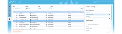 Managing Users Vcc Live