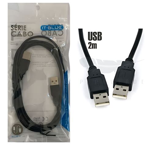 Cabos Usb 2 0 Macho X Macho 2 Metros Usb Cabo Usb Usb Duplo Cabo Usb Usb Macho X Macho Shopee