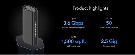 Netgear Nighthawk Dual Band Wifi 7 Router Rs100 Security Features Be3600 Wireless Speed Up