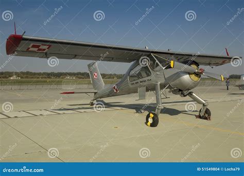 Pzl 104 Wilga Editorial Stock Image Image Of Seater 51549804
