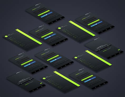 Side Menu Mobile App Ui Andux Inspiration Interface On Behance