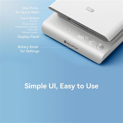 Sculpfun H1 Auto Heat Press Machine Sculpfun