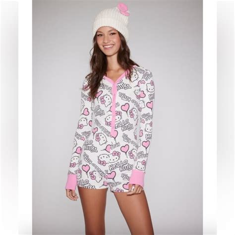 Forever 21 Intimates And Sleepwear L Hello Kitty X Forever2 Romper