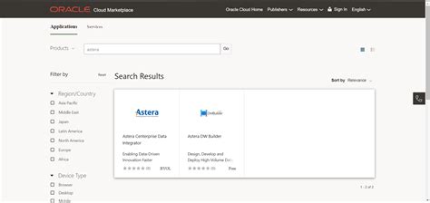 Deploying Astera Centerprise On Oracle Cloud Centerprise 9 Documentation