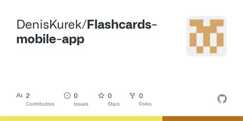 Github Deniskurek Flashcards Mobile App